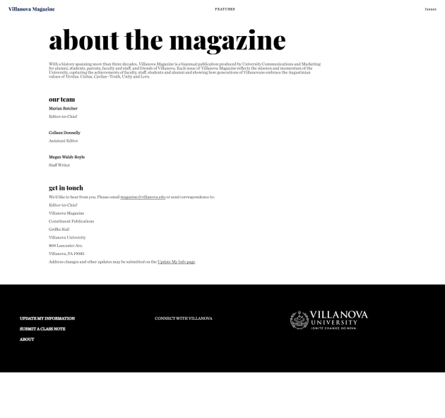 About | Villanova University